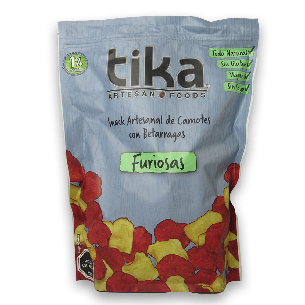 Snack de Camotes y Beterragas, Furiosas Mix, Sin Glúten, 180 grs, marca ...