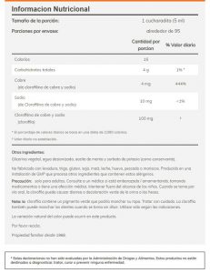 Clorofila Liquida Súper Concentrada, 473 ml, marca Now | Tremus