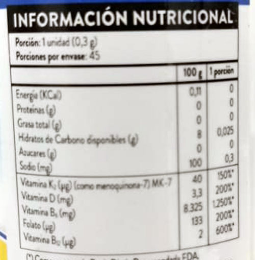 MENAKOL 7, Vitamina K2 como MK-7, 45 comprimidos, marca HBINNOVATIVE ...