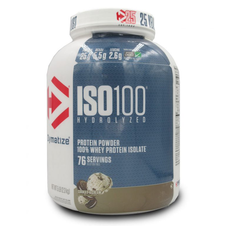 Proteina ISO 100 % Whey Protein Isolate, Sabor Cookies y Cream, 2,3 Kg ...