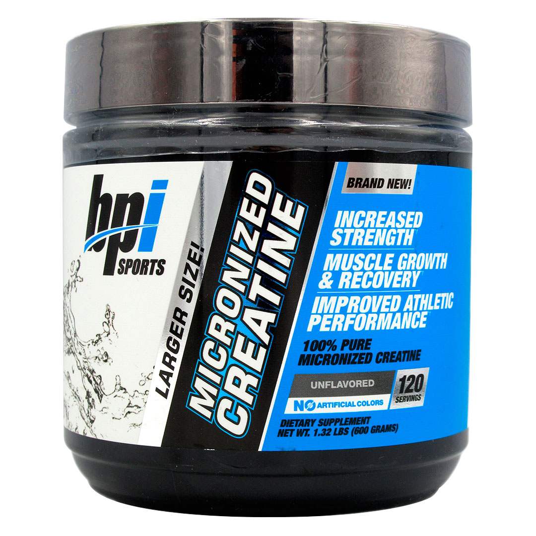 Creatina Micronizada, Sin Sabor, 600 Grs, Marca Bpi Sport | Tremus