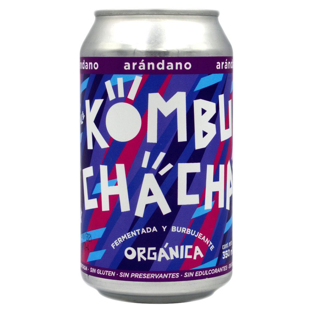 Kombucha Organica, sabor Arandano, 350 ml, Marca KombuChacha | Tremus