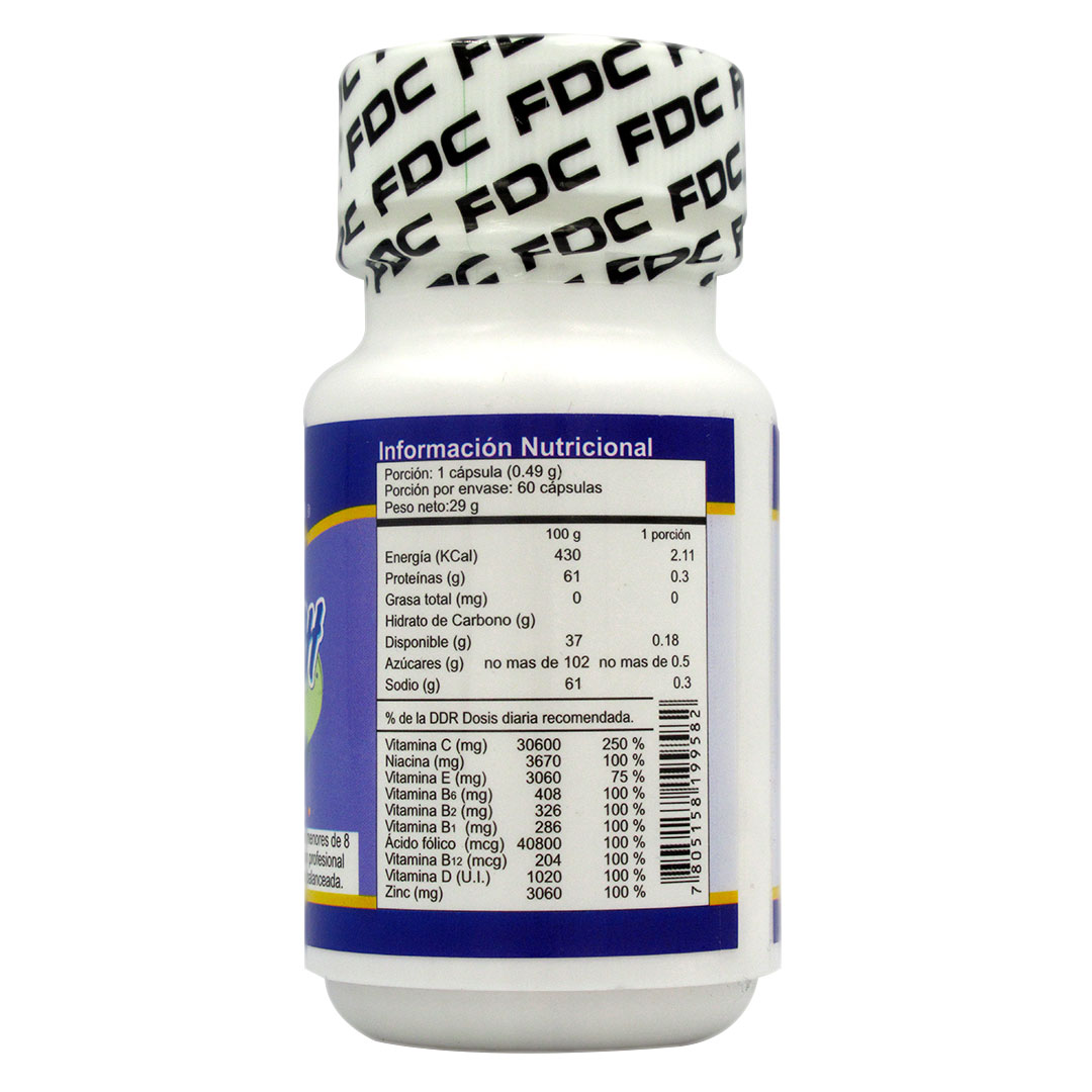 Suplemento Alimentario BIO 4 KITT Probioticos + Vitaminas, 60 Capsulas ...