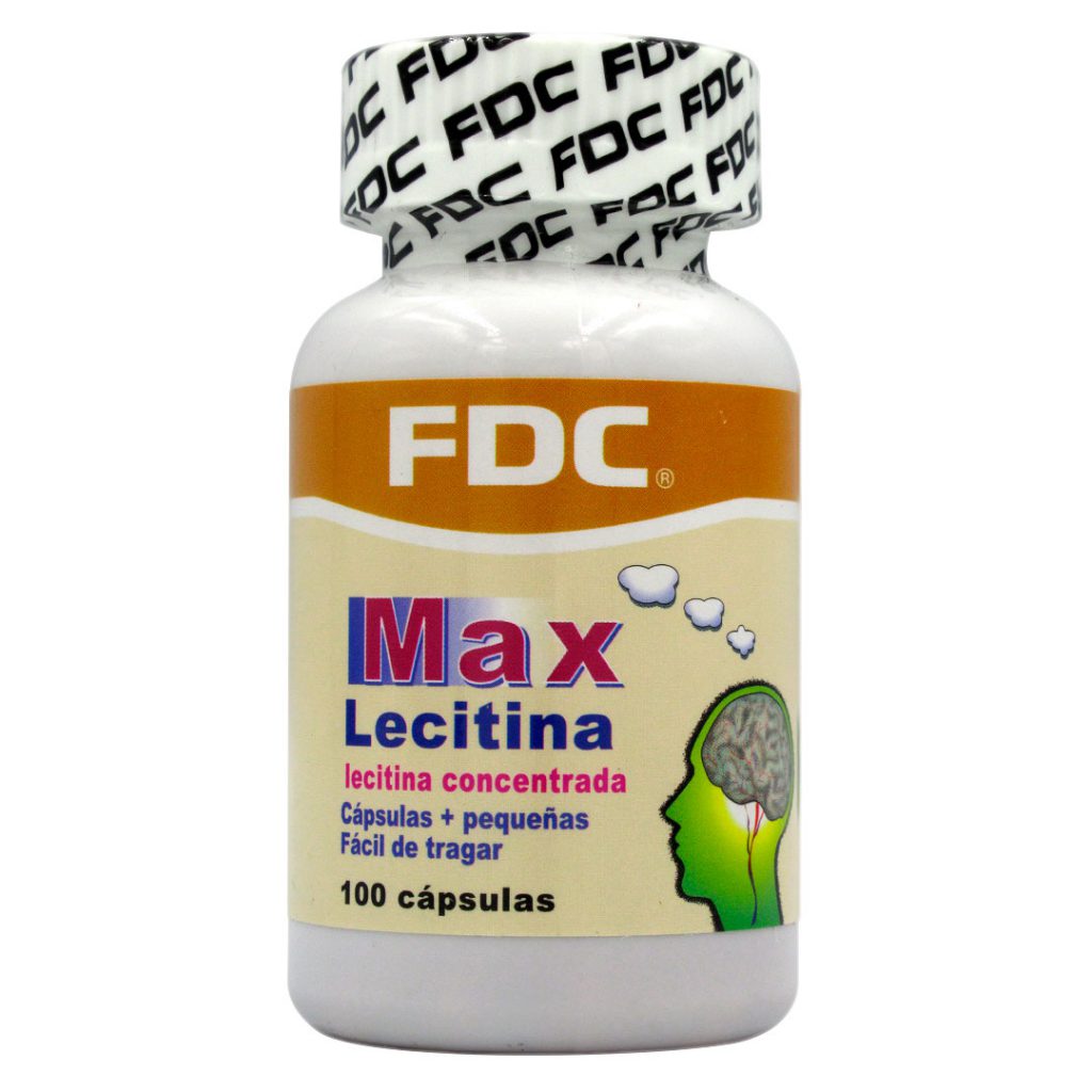 Lecitina MAX, 400 gr, 100 comprimidos, Marca FDC | Tremus