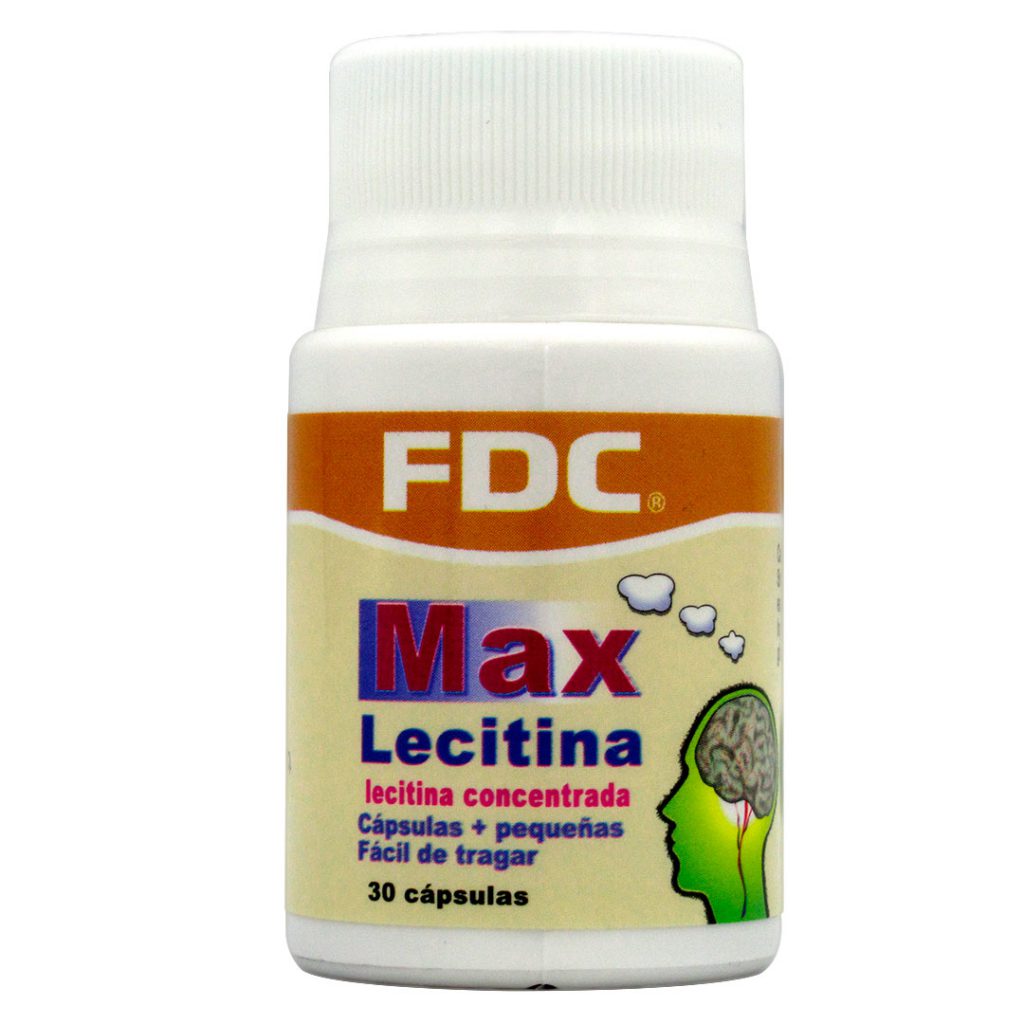 Lecitina MAX, 400 gr, 30 comprimidos, Marca FDC | Tremus
