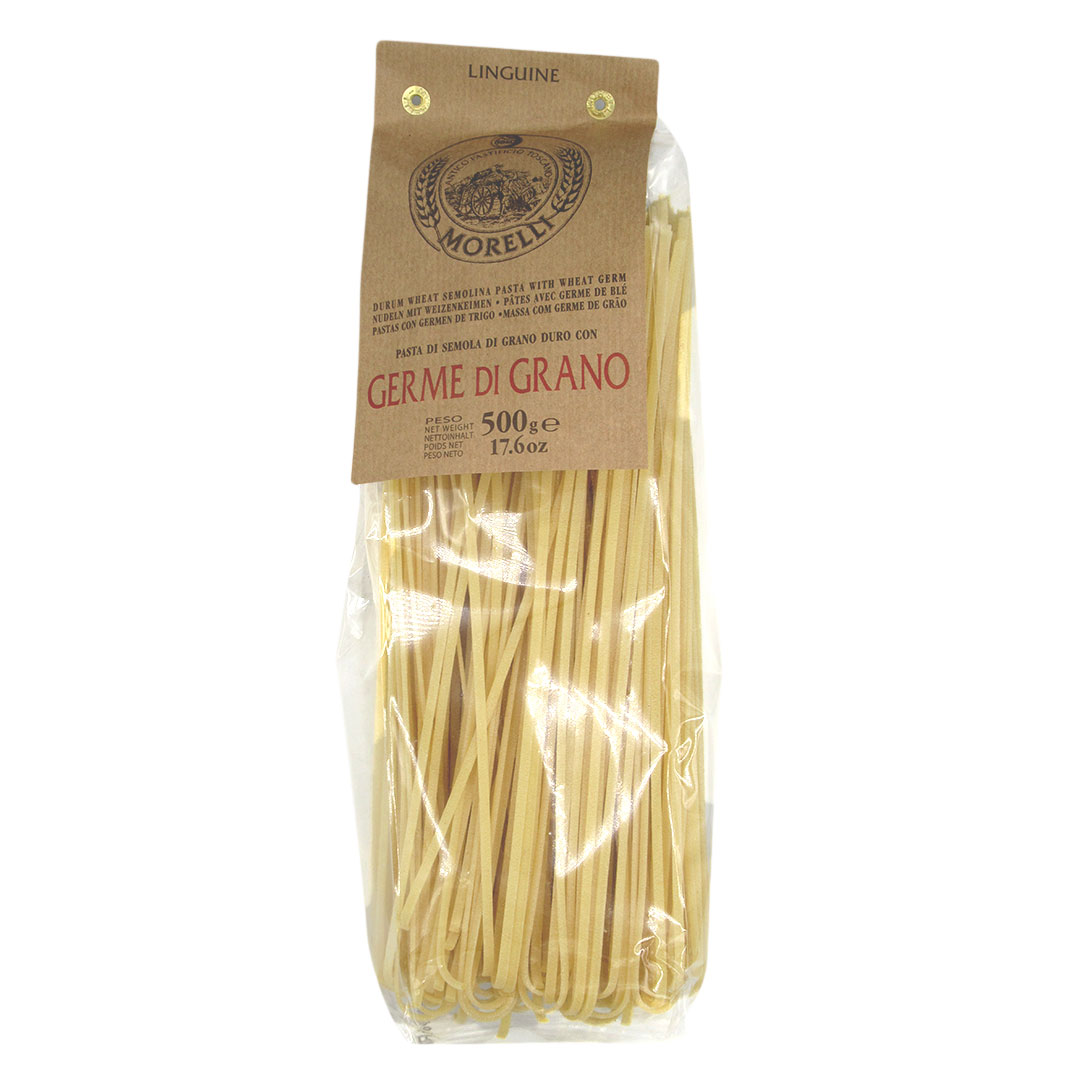Linguine de Germen de Trigo, 500 gr, Marca Morelli - Tremus