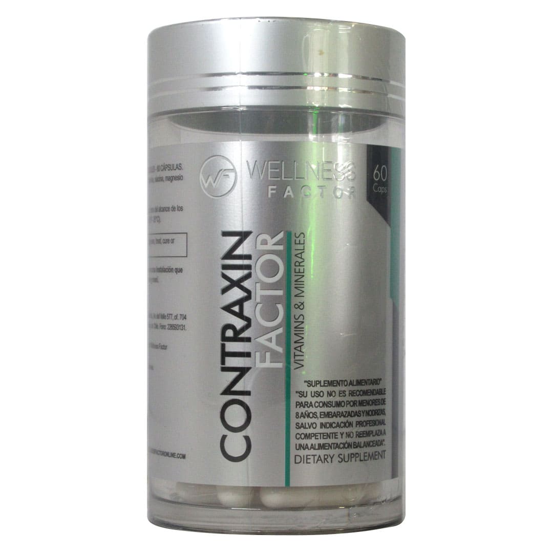Contraxin Factor Vitaminas y Minerales, Suplemento Dietetico, 60 ...