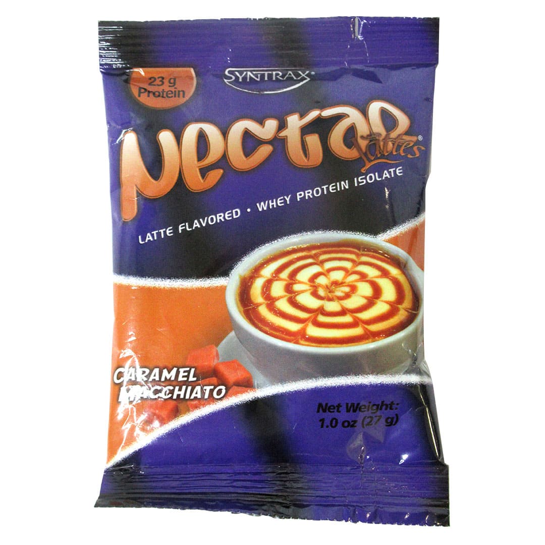 Nectar Lattes,Whey Protein Isolate , Sabor Caramel Macchiato, 27g ...