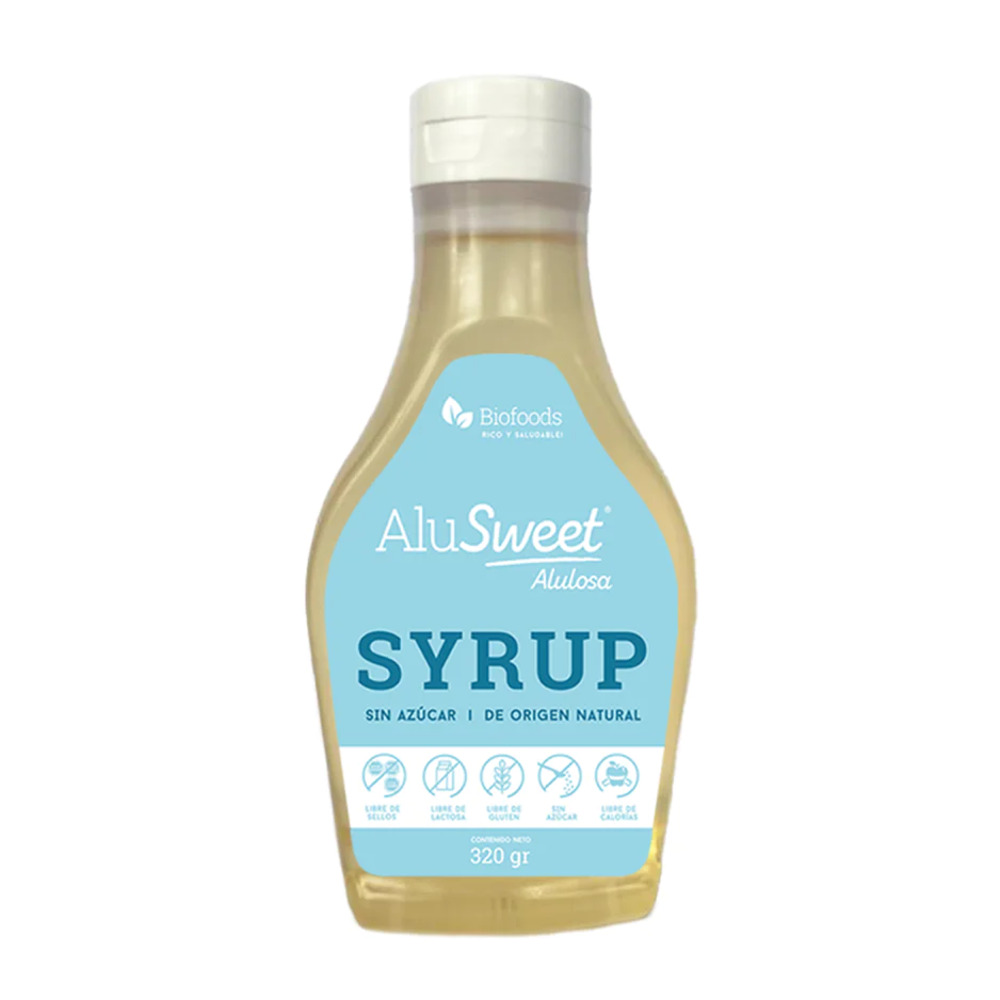 Alulosa Syrup Original Sin Azucar Libre de Gluten-Lactosa 320 gr Marca ...